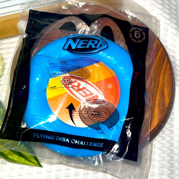 Nerf | Toys | Mcdonalds Happy Meal Toy For Nerf 6 Flying Disk Challenge ...